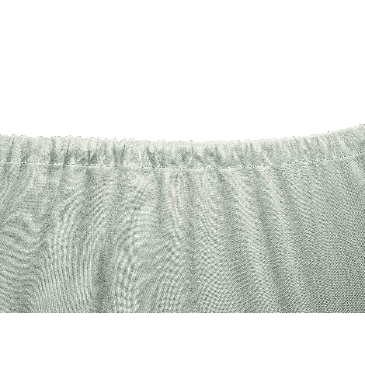 Crib Fitted Sheet by Pure Bamboo, Genuine 100% Organic Viscose Derived from Bamboo, Luxuriously Soft, Ultimate Cooling, Fits Standard Size Crib Mattress (Sea Glass)