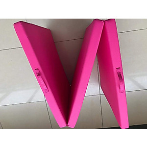 X Factor Kids Gymnastics Bar w 2x6 Tumble Mat Jungle Gym Horizontal Kip Bar Junior Training Height Adjustable Children Monkey Bars Folding Climb Tower Balance Bar Asymmetric Bar Playground (Purple)