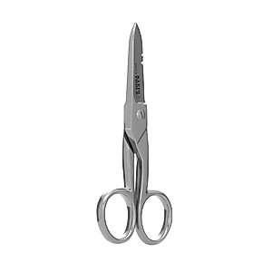 Klein Tools ERROR:#NAME? 2100-7 Electrician's Scissors, Nickel Plated
