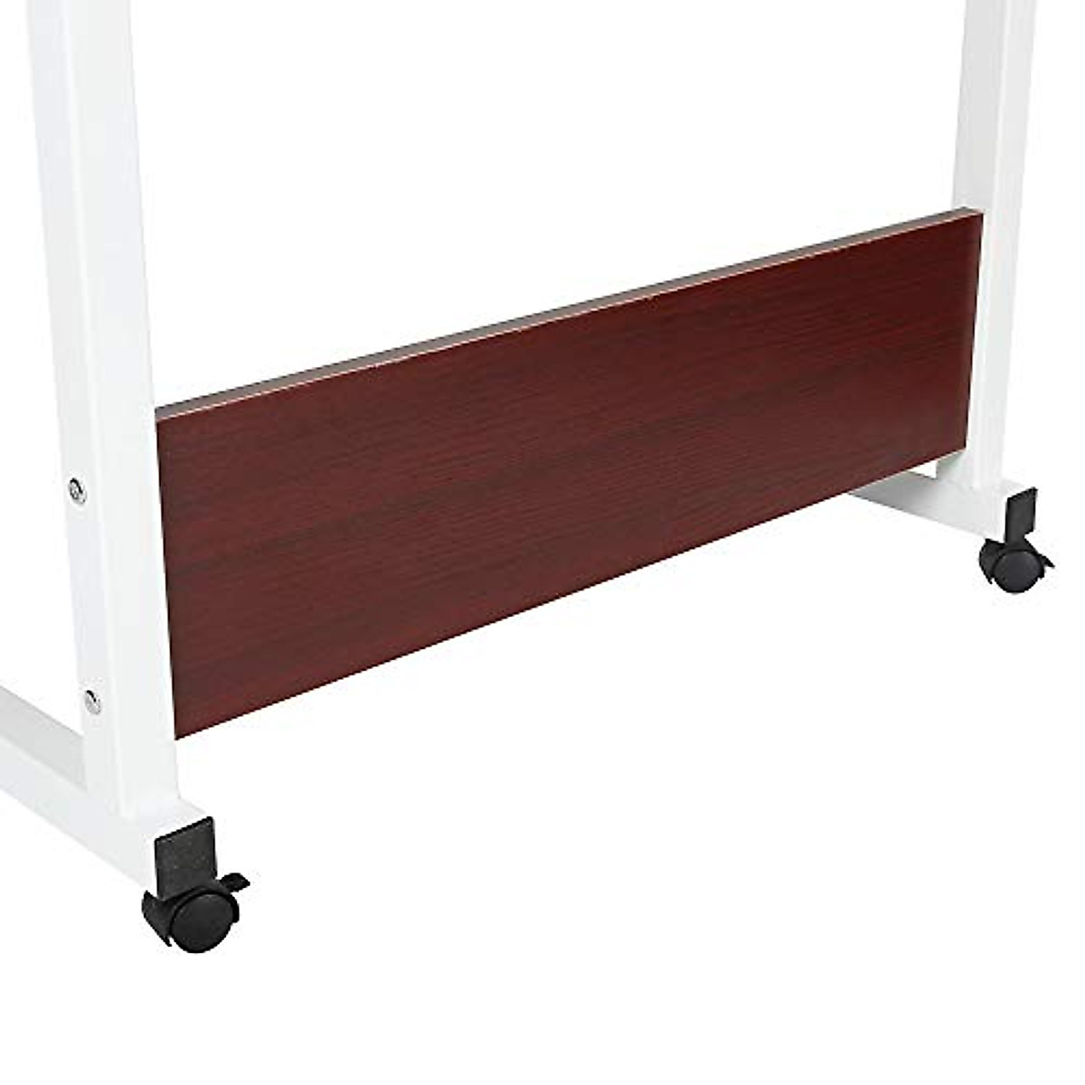 Toxz Computer Task Table Office Desk,Adjustable Height,Locking Casters,80CM 50CM,Fillet Wood,Simple,with Installation Tool(Ship from US!)