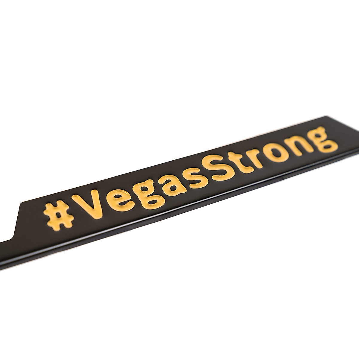 Vegas Strong License Plate Frame - Las Vegas License Plate Protector - Vegas Golden Knights Colors