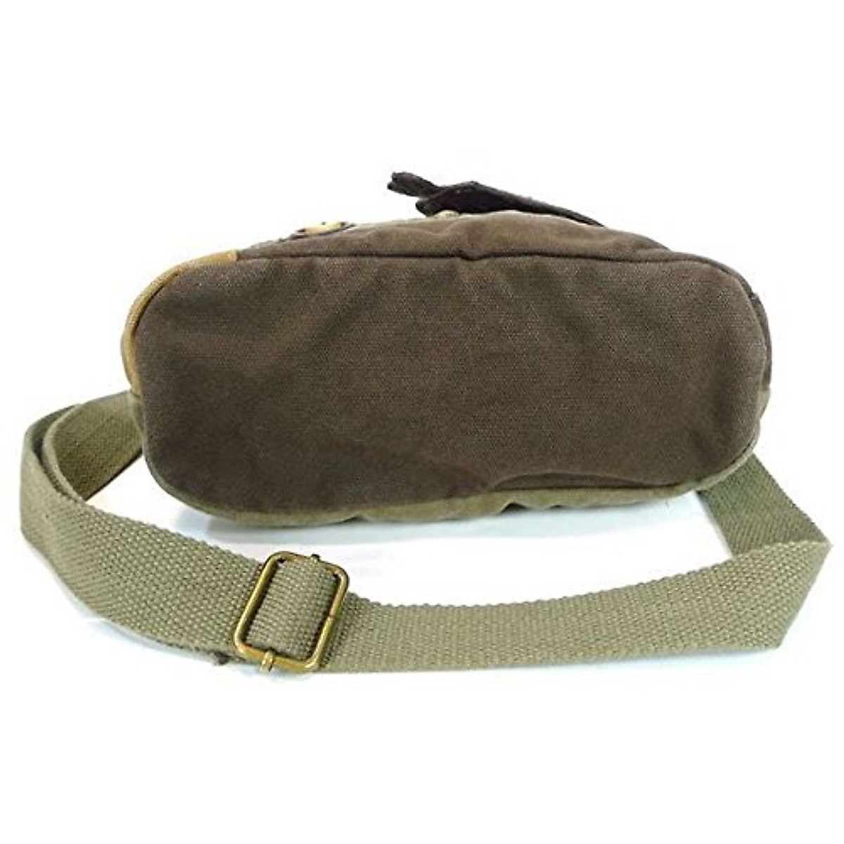 Chala Womens' Canvas Patch Crossbody Handbag"Sea Turtle with Baby" - Sand