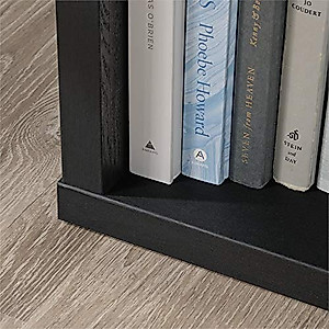 Sauder Miscellaneous Storage 5-Shelf Display Bookcase in Raven Oak Finish, Raven Oak Finish