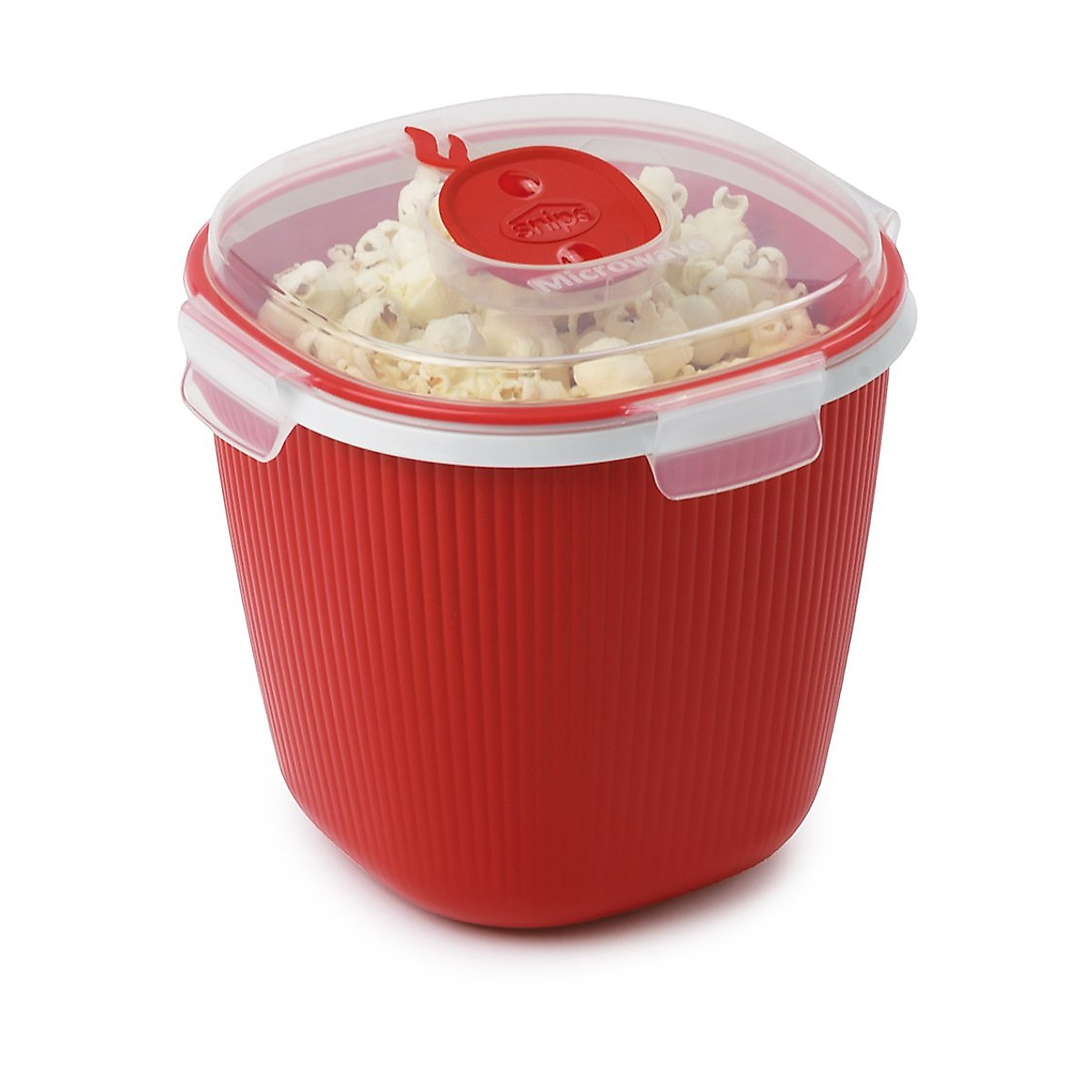 Snips, 6-Cup Microwave Popcorn Popper, Red
