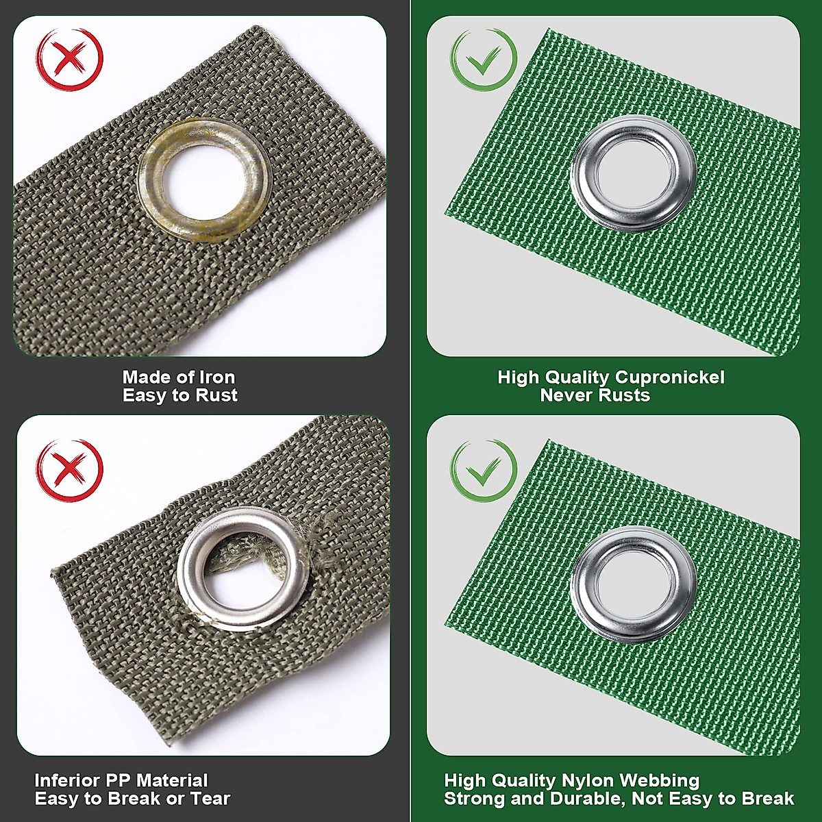 Jevrench 12 PCS Tree Straps for Staking, Tree Support Straps for Guying Staking Newly Planted Sapling Straight and Hurricane Protection, Heavy Duty Tree Stake Straps for Straightening