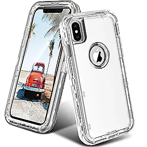 ORIbox Case Compatible with iPhone Xs max Case, Heavy Duty Shockproof Anti-Fall clear case , Crystal Clear