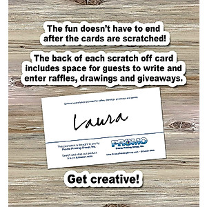 Generic What’s in The BoxScratch Off Cards-(30 Pack)-Birthday Party Scratch Off Tickets-Bridal Shower-Holiday Scratch Off-Customer and Employee Appreciation-Christmas Scratch Off