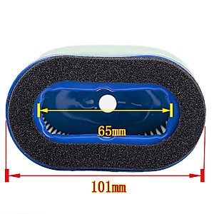 YOFMOO M147431 M143275 M143278 Filter for 273356 273356S 30-022 JS63 JS63C JS70C L100 Toro 99-0989 AF-3356 62925 20011 20027 20038 20039 20794 20796 20783 20784 26634 Pack of 3