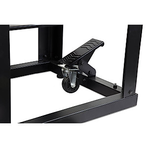 WEN Multi-Purpose Rolling Planer and Miter Saw Tool Stand with Extension Rollers (MSA658T)