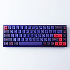 Wunzkii PBT Keycaps 158 Keys Laser Keycaps DYE-Sub Custom Keycaps Cherry Profile for Cherry Gateron MX Switches Mechanical Keyboard US and UK Layouts (6.25U 7U Spacebar)