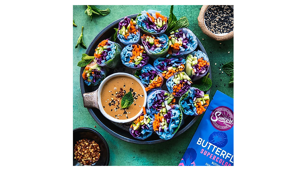 Suncore Blue Butterfly Pea Powder - Vibrant Color for Food