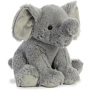Aurora® Cuddly Elephant Stuffed Animal - Cozy Comfort - Endless Snuggles - Gray 14 Inches