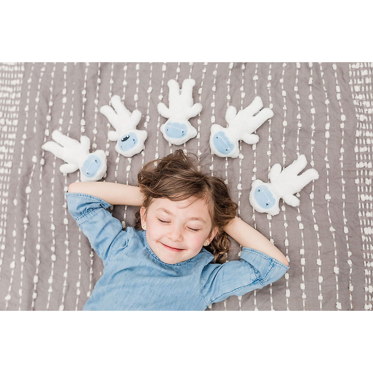 Slumberkins The Feels Set - Includes 5 Mini Feels Plush Toys, Interactive Story Book, & Slumberkins Mountain Pillow for Easy Storage - Social Emotional Tools for Ages 0+