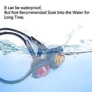 FXC 'Purishion 10x 3/4 in' Round LED Clearence Light Front Rear Side Marker Indicators Light for Truck Car Bus Trailer Van Caravan Boat, Taillight Brake Stop Lamp (12V, Red+Amber)