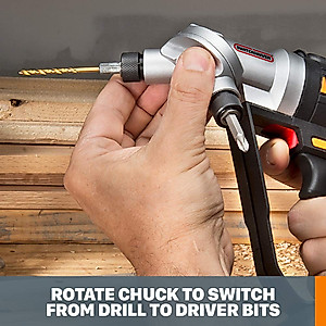 Worx WX176L.8 20V Power Share Switchdriver 2.0Ah 2-in-1 Cordless Drill & Driver (2.0Ah)