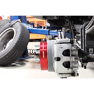 Rough Country 2" Wheel Spacers for Ford SuperDuty 4WD (2003-2024) - Fits 8x170 Bolt Pattern, Anodized Red, 2 PCS