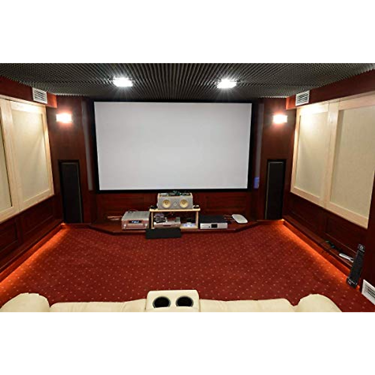 HWLIYUTAI 50 Pack Acoustic Panels 1 X 12 X 12 Inches - Studio Foam Wedges High Density Panel Soundproof Foam for Walls - Home Office