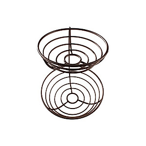 Spectrum Diversified Arched 2-Tier Server for Storage and Organization of Fruit Vegetables Produce and More, Bronze