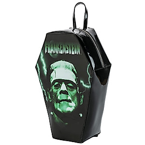 Rock Rebel Frankenstein Monster Coffin Backpack - Official Classic Universal Monsters Bag
