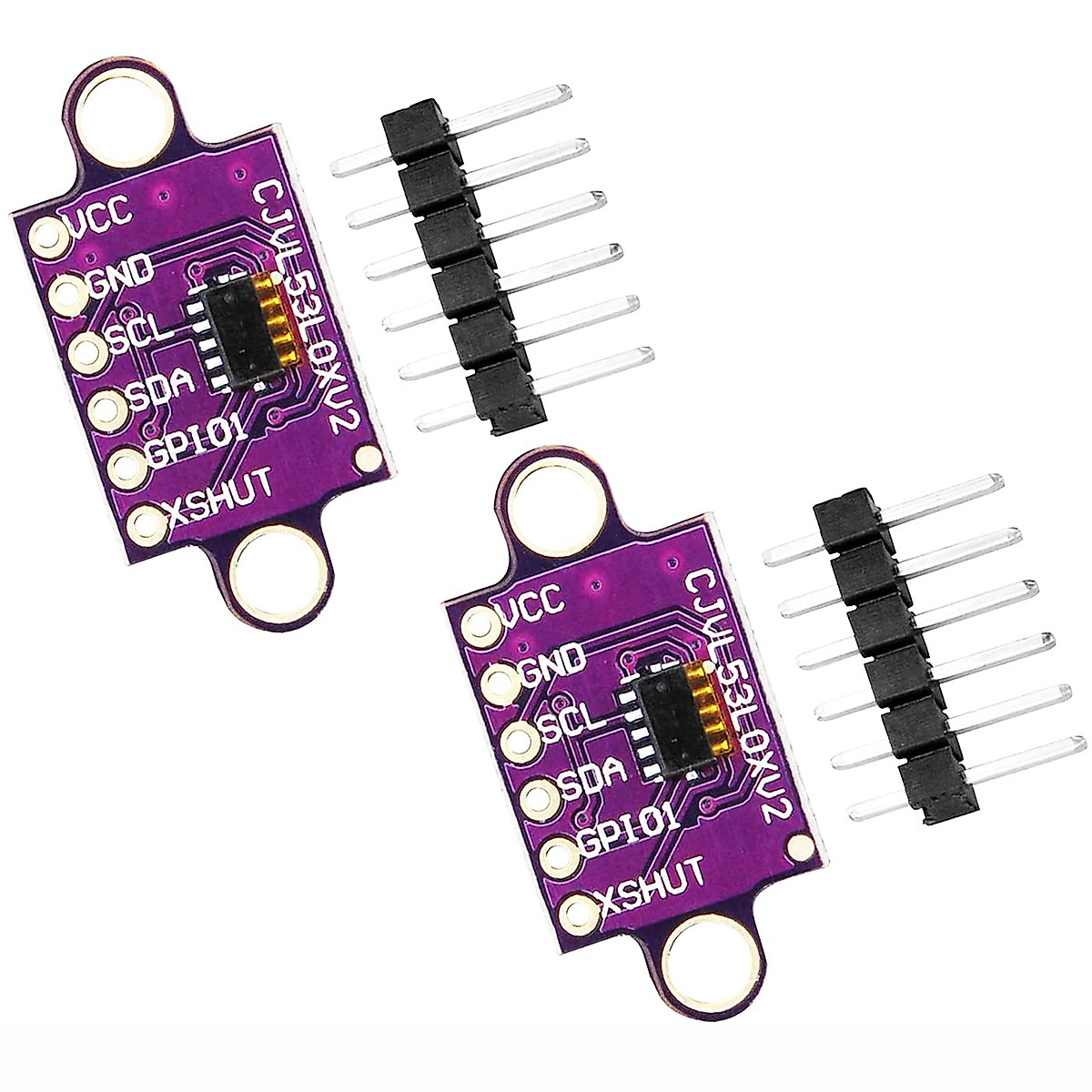 DaFuRui VL53L0X Time-of-Flight Distance Sensor Breakout GY-VL53L0XV2 (ToF) Laser Ranging Module I2C IIC Compatible for Arduino