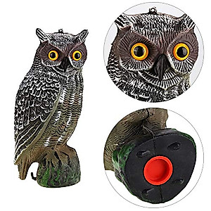 AMONIDA Prowler Owl Garden, Prowler Owl, Eye/Eye Not Backyards for Garden Yard(Ordinary Paragraph)