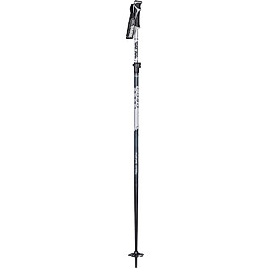 K2 Flipjaw Freeride Ski Poles, 110-135, Black/Grey