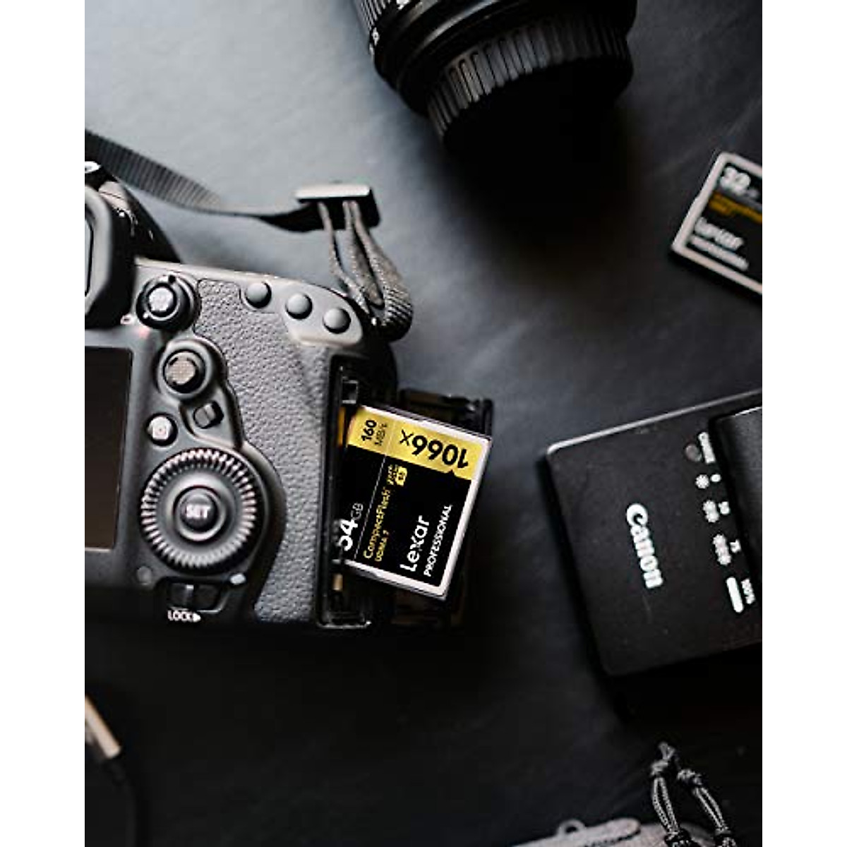 Lexar Professional 1066x 32GB (2-Pack) CompactFlash Card, Up to 160MB/s Read, for Professional Photographer, Videographer, Enthusiast (LCF32GCRBNA10662)