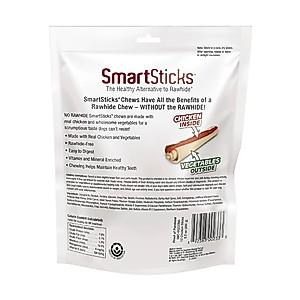 SmartBones SmartSticks, Treat Your Dog to a Rawhide-Free Chew Made With Real Meat and Vegetables