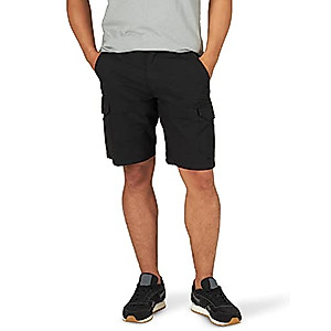 Lee mens Extreme Motion Swope Cargo Shorts, Black, 32 US