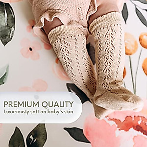 Crib Sheets Set - Premium Soft Cotton Fitted Baby Crib Sheet- 2 Pack- Crib Bed Mattress & Toddler Bed Sheet by Max&So