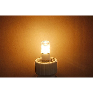 GY8.6 G8 LED Bulb 3W, 120V 30W Halogen Replacement Bulb, Improved Version G8/GY8.6 Bi-pin Base,for Microwave Lighting, Under Counter Kitchen Lighting, Under-Cabinet Light(6-Pack)(Warm White 3000K)