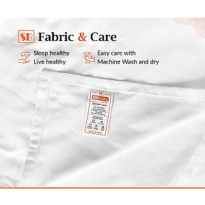 SGI 500 TC 100% Egyptian Cotton Bed Sheets, Luxurious Soft for Premium Hotel Quality 4Pc Sheet Set - 1 Fitted Sheet, 1 Flat Sheet & 2 Pillowcase 15" inch Deep Pocket (King, Light Grey Solid)