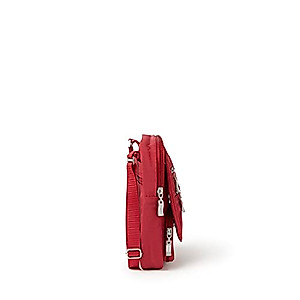 Baggallini Women's Rfid Journey Crossbody, Apple