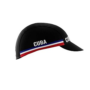 ScudoPro Cuba Black Code Bike Cycling Cap Road MTB or Running