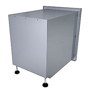 SUNSTONE DE-TD23 Designer Series Raised Style Height Triple Drawer, 18" x 23", Stainless Steel