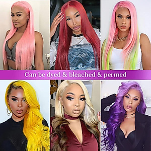 Loyom 613 Body Wave Lace Front Wig Human Hair 10a Brazilian 13x4 Blonde Lace Frontal Wigs 200 Density Pre Plucked Bleached Knots with Baby Hair 22 inch