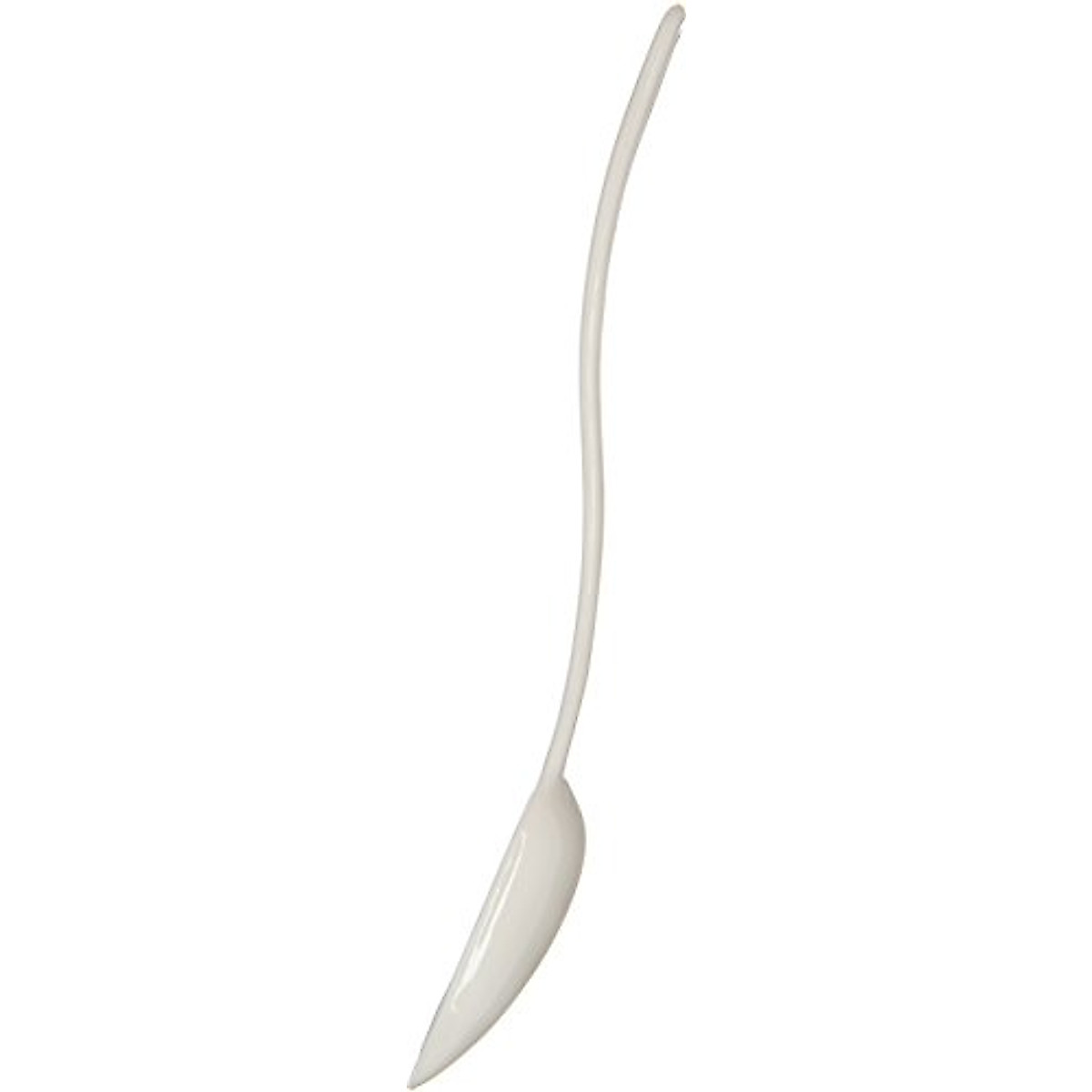 Carlisle FoodService Products Plastic Solid Spoon, 9 Inches, White
