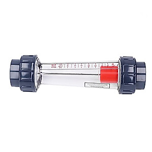 Alvinlite 1600-16000L/H Liquid Flow Meter Plastic Tube Water Liquid Flow Meter LZS-50D Rate Gauge High Accuracy