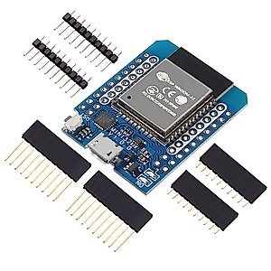 QCCAN 3PCS for ESP32 D1 Mini NodeMCU ESP-32 WLAN WiFi Bluetooth Development Board Base on ESP8266 Compatible with WeMos D1 Mini