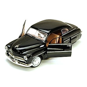 1949 Mercury Eight Coupe, Black - Motormax 73225-1/24 Scale Diecast Model Toy Car