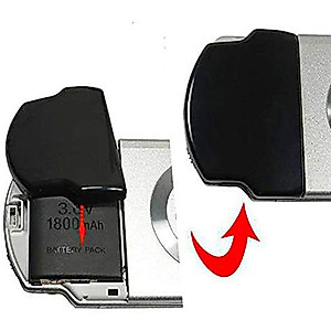 TFSeven 2Pcs PSP-S110 1200mah Rechargeable Lithium Ion Replacement Sony PSP Slim Battery + AC Adapter 5V 2A Wall Travel Power Supply Compatible for PSP 2000 2001 3000 3001 3004 Accessories Bundle Kit