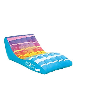 Wow Sports Sunset Chaise Lounge Inflatable Pool and Beach Chair