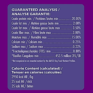 Get Naked Digestive Health Dental Chew Sticks For Dogs, Small/6.2-Ounce, 18 Sticks/Pack