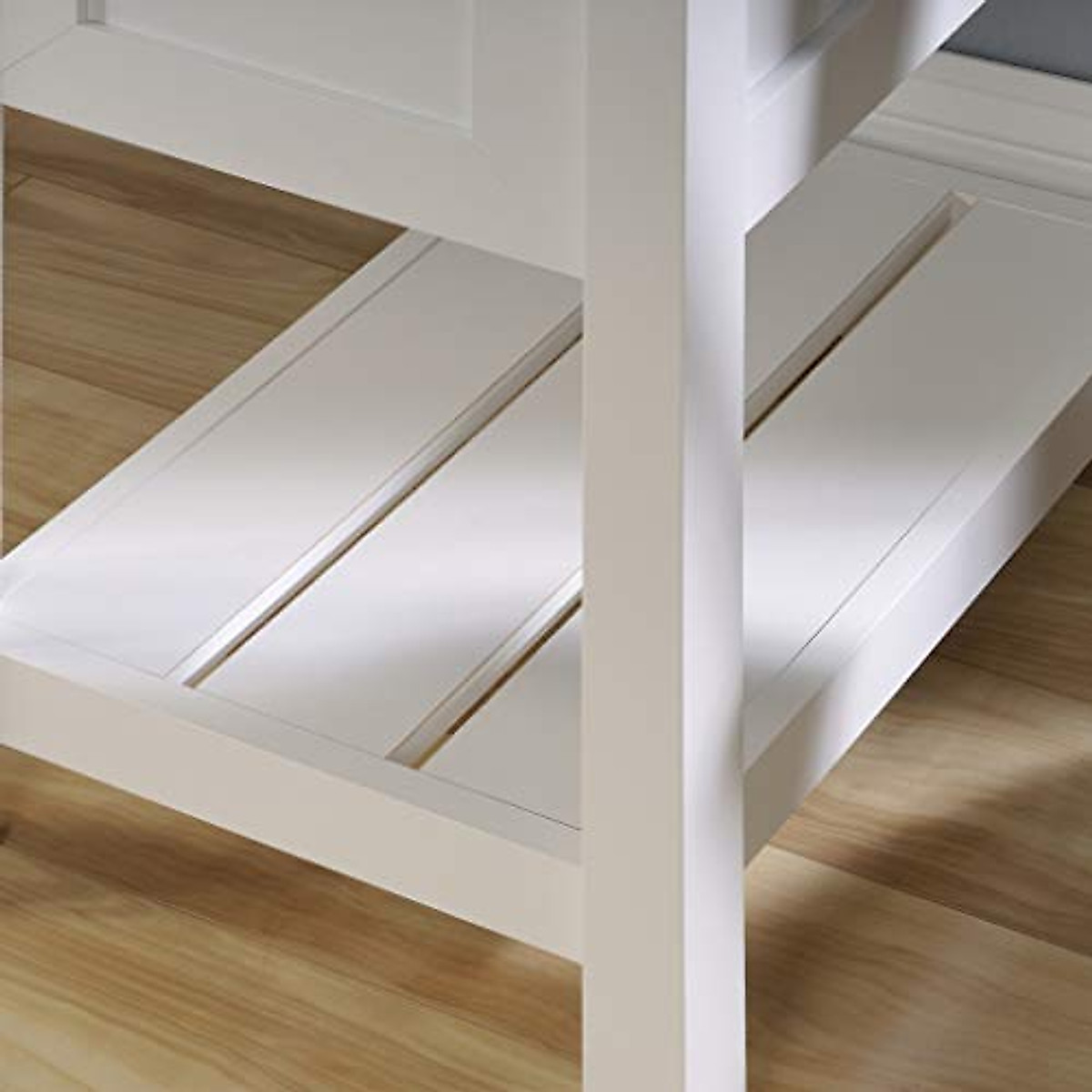 Sauder Cottage Road Desk, Soft White finish