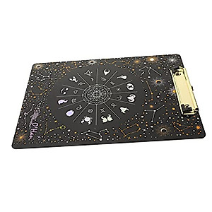 STOBOK 4pcs Teacher A Folder Board Size Portable Profile Clipboard Pattern Holder for Clip Folders Document Practical Low Letter Clipboards Conference Office Writing Exam Paper