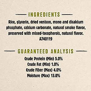 Purina Prime Bones Made in USA Facilities Limited Ingredient Medium Dog Treats, Chew Stick With Wild Venison - 9 ct. Pouch