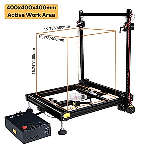 FoxAlien HW40 CNC Hot Wire Foam Cutter, Thermocut Foam Cutting Machine for Foam Board, EVA, EPP, EPE Heating Wire Electric Cutting Tool with Temperature Control and Voltage Digital Display (400x400mm)