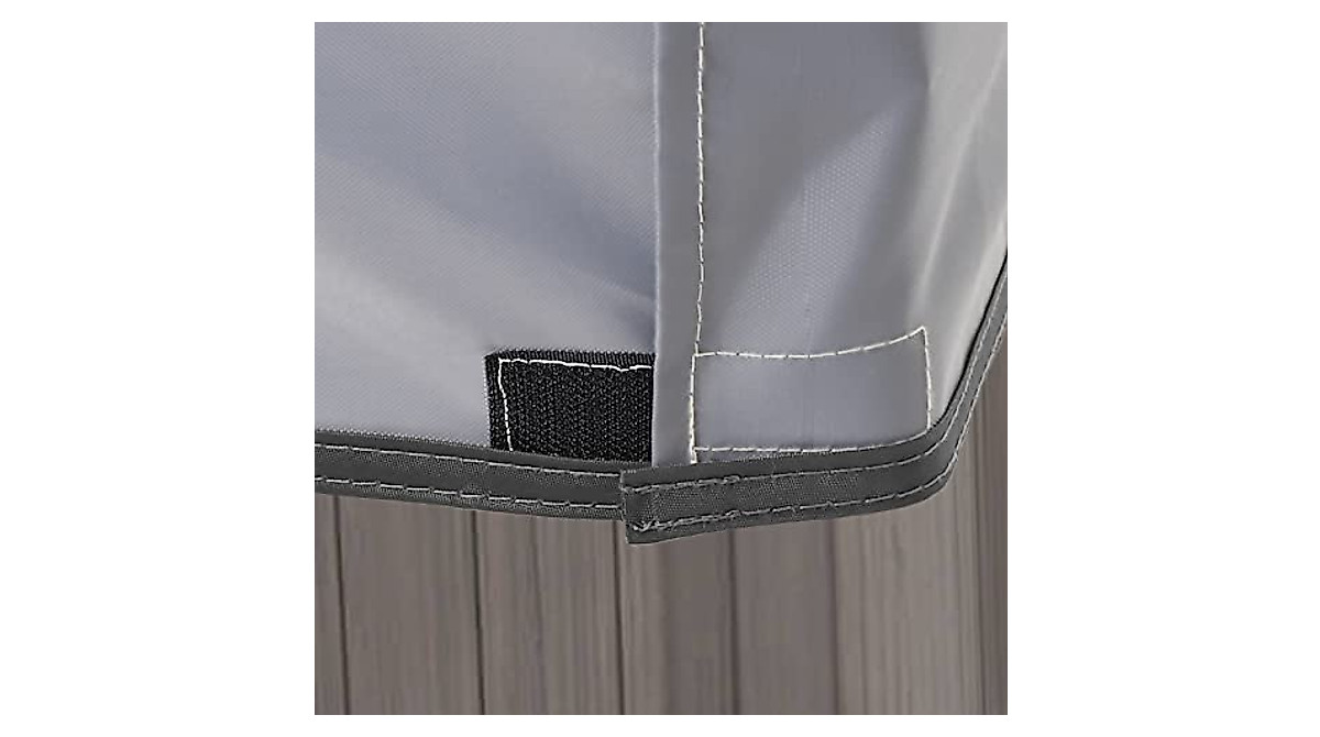 STEECA Waterproof Hot Tub Cover – Fit for 76x76 inch Outdoor Spa