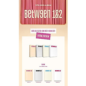 Dreamus TWICE - BETWEEN 1&2 11th Mini Album+Pre-Order Benefit+Folded Poster (Cryptography ver.), JYPK1452