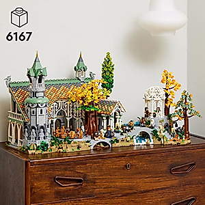 LEGO Icons The Lord of The Rings: Rivendell Building Model Kit for Adults, Construct and Display a Middle-Earth Valley with 15 Minifigures, A Great Gift for LOTR Fans and Movie-Lovers, 10316